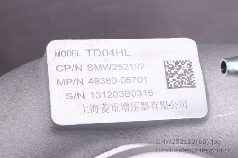 SMW252192 turbocharger 49389-05701 TD04HL – Luseng Co., Ltd