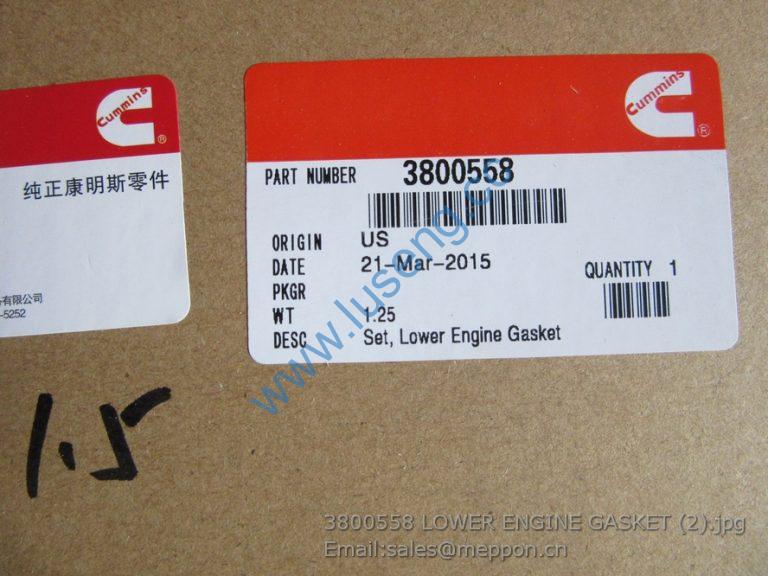 3800558 LOWER ENGINE GASKET cummins – Luseng Co., Ltd