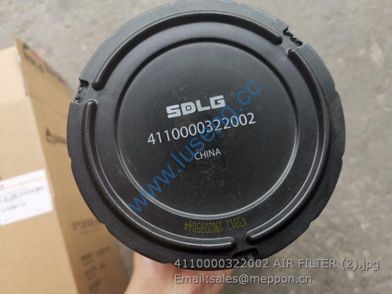 4110000322002 AIR FILTER SDLG EXCAVATOR – Luseng Co., Ltd