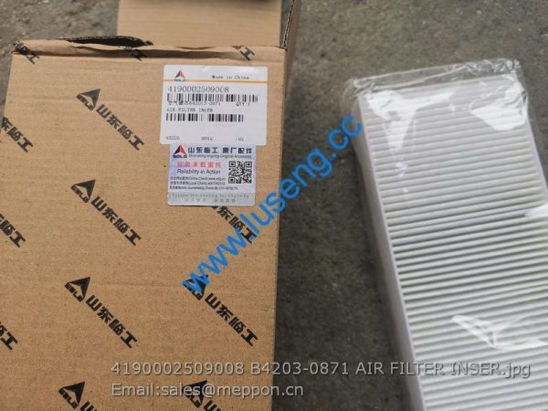 4190002509008 B4203-0871 AIR FILTER INSER SDLG – Luseng Co., Ltd