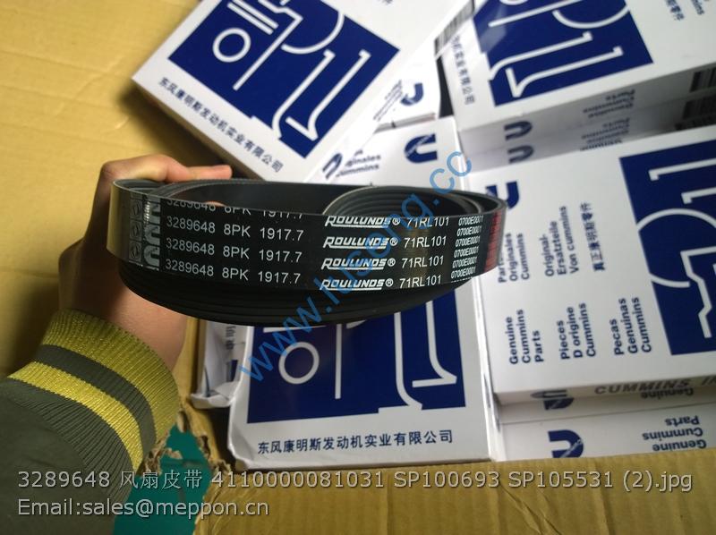 3289648 FAN BELT 4110000081031 SP100693 SP105531 – Luseng Co., Ltd